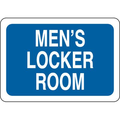 Men's Locker Room - Locker Room Signs | Seton | Seton