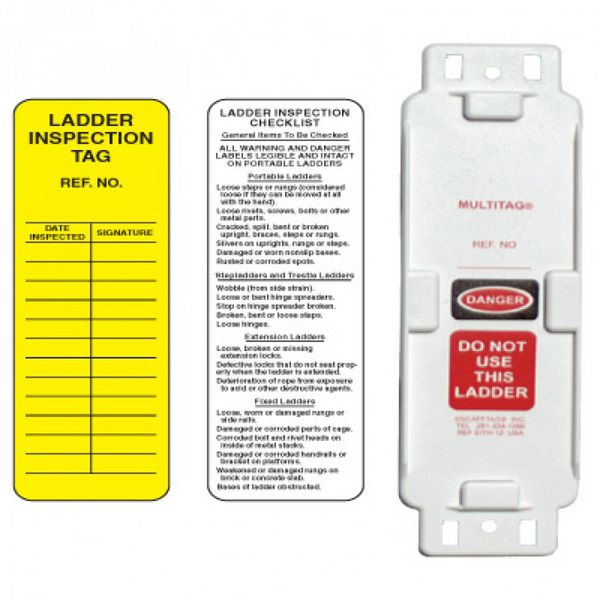 Replacement Tags for LadderTag® Ladder Safety System | Emedco