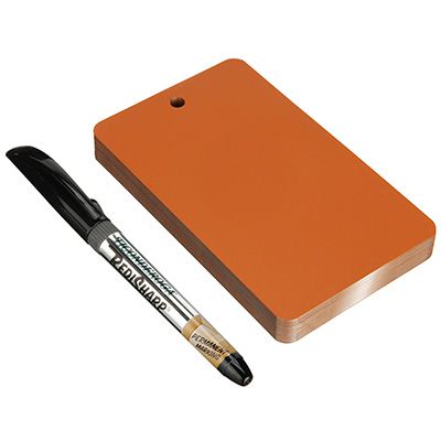 Colored Metal Write-On Tags | Seton