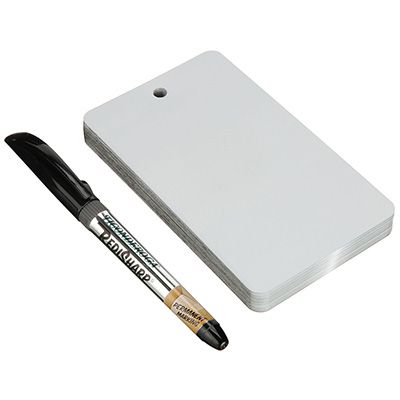 Colored Metal Write-On Tags | Seton