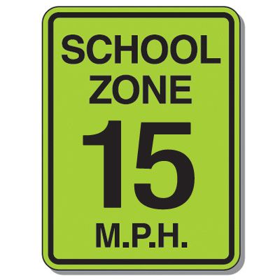 School Speed Limit Signs | Emedco