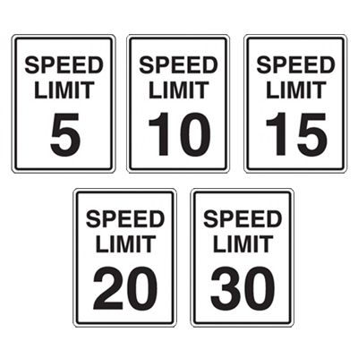 Speed Limit Signs, Speed Limit Sign | Emedco