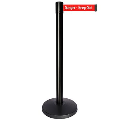 Danger Keep Out - Queueway Plus Stanchion | Seton