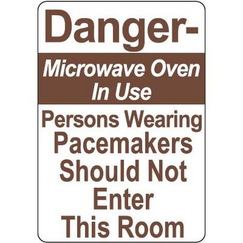 Microwave Oven In Use Signs | Emedco