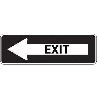 Reflective Left/Right Arrow Exit Signs | Seton Canada