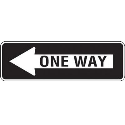 One Way Arrow Sign | Emedco