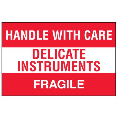 Fragile Labels - Delicate Instruments | Seton