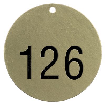 Numbered Stainless Steel and Brass Tags | Seton