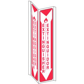 Bilingual Fire Extinguisher Sign | Emedco