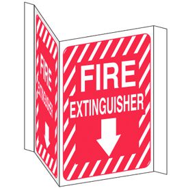 Standard 3-Way Fire Extinguisher Signs, Exit, Fire & Emergency Signs ...