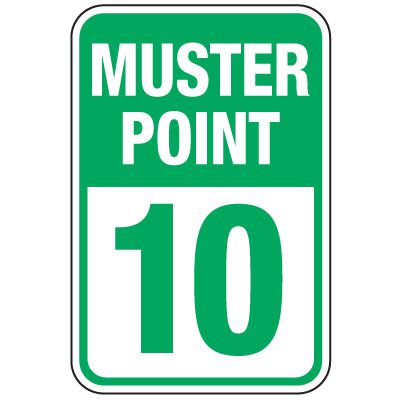 Muster Point Signs