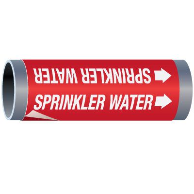 Ultra-Mark® Self-Adhesive High Performance Pipe Markers - Sprinkler ...