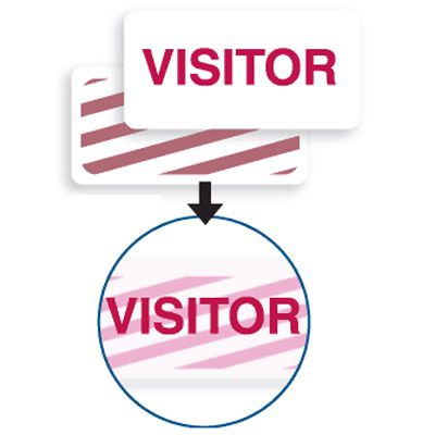 Visitor Badges & Temporary ID Badges | Seton