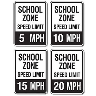 School Zone Speed Limit Signs | Seton