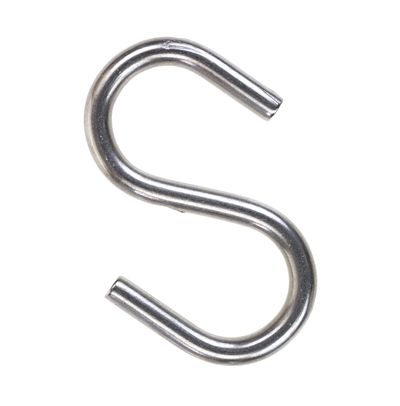 Stainless Steel "S" Hooks Valve Tag Fasteners | Seton