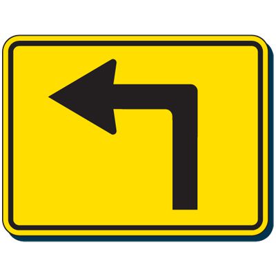 Reflective Traffic Signs - Left/Right Turn Arrows|Seton Canada