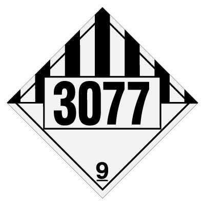 3077 Environmentally Hazardous, Solids- DOT Placards | Seton