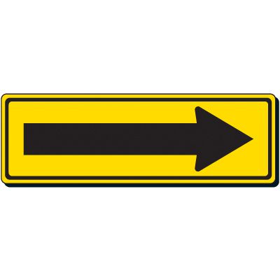 Reflective Traffic Signs - Single Right Arrow|Seton Canada