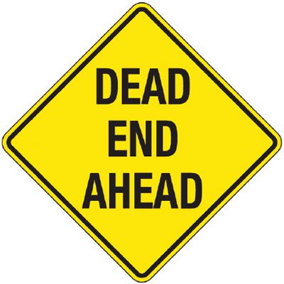 Dead End Ahead Beware Road Signs In New Zealand Wikipedia