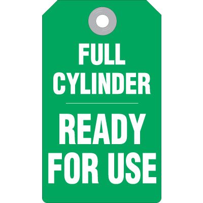 Full Cylinder Accident Prevention Tag | Emedco