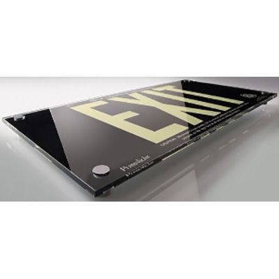 Photoluminescent Acrylic Emergency Exit Sign | Emedco