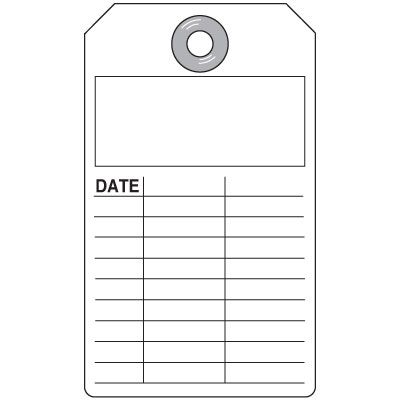 Blank Inspection Tags - White | Seton