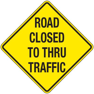 Traffic Hazard Signs & Road Warning Signs | Emedco