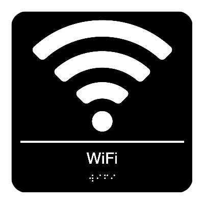 WiFi - Graphic Braille Signs | Seton