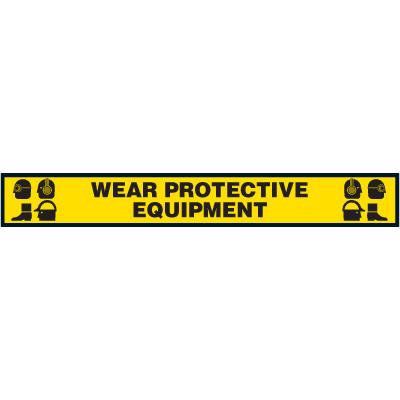 Wear Protective Equipment Floor Marking Strip | Emedco