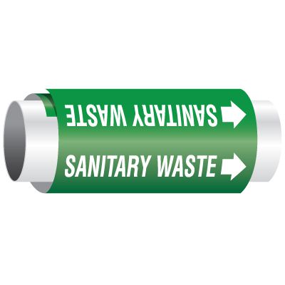 Sanitary Waste - Setmark® Pipe Markers | Seton