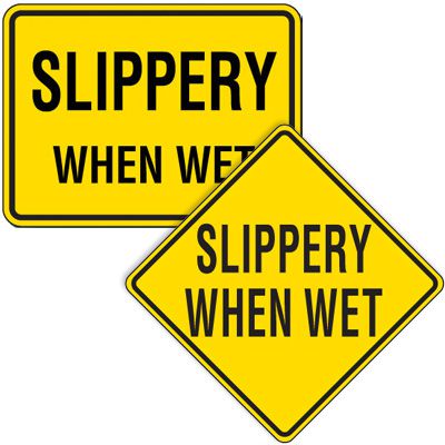 Wet Floor Signs | Prevent Slips & Falls | Safety Signs | Seton