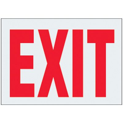 Exit Label | Emedco