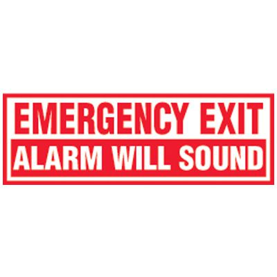 Exit, Fire & Emergency Labels | Emedco