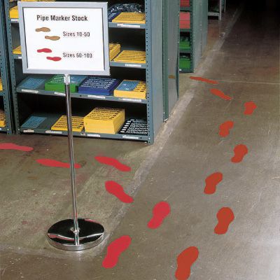 Removable Footprints | Emedco
