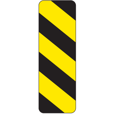 Reflective Striped Delineators | Reflective Delineator | Seton