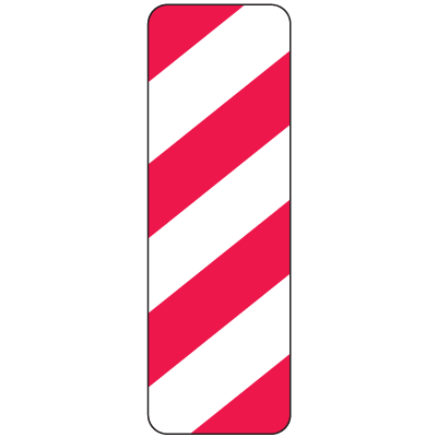 Reflective Striped Delineators | Traffic Delineator | Seton