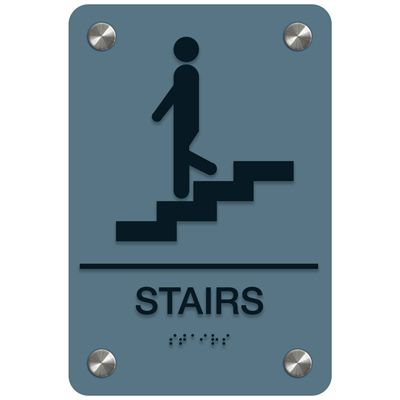 Stairs Signs, Stairwell Signs, Facility Signs, ADA Signs | Emedco