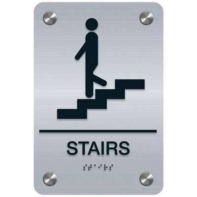 Stairs Signs, Stairwell Signs, Facility Signs, ADA Signs | Seton | Seton