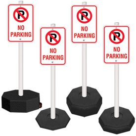 Parking & Traffic Sign Posts & Portable Sign Bases | Seton