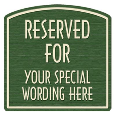 Reserved For Semi-Custom Designer Dome Sign 16"x16" | Seton Canada ...