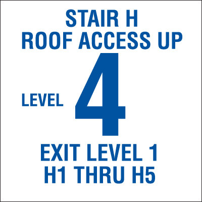 Stairwell Signs | Seton