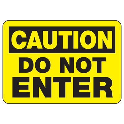 Caution Signs - OSHA Compliant Workplace Hazard Warnings | Seton