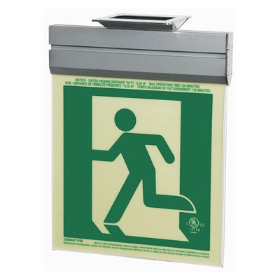 Running Man Graphic - Glo Brite® Exit Signs, Single-Sided|Seton Canada ...