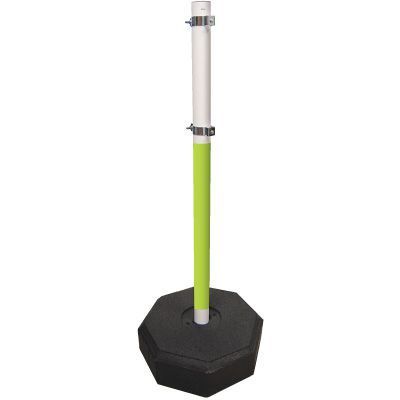 Fluorescent PVC Sign Stanchions, Sign Stanchions & Bases | Emedco