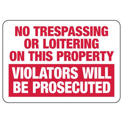 Restricted Area Signs, Restricted Access Signs | Seton