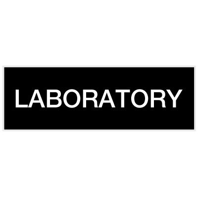 Laboratory - Engraved Standard Worded Signs | Seton