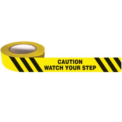 Self Adhesive Message Tape - Caution Watch Your Step|Seton Canada ...