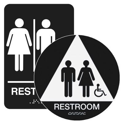 Restroom (Accessibility) Signs | California Compliant | Seton