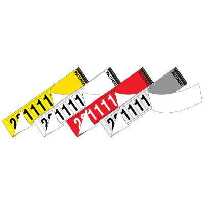 Multi-Pack Vinyl Number Decals | Emedco