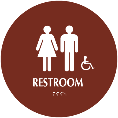 California Ada Restroom Signs Seton